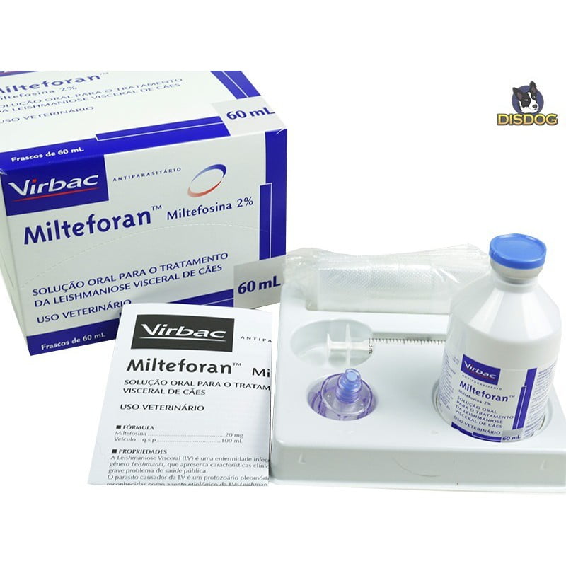 Tratamento da Leishmaniose. Milteforan Virbac. Produto Original. Frete ...